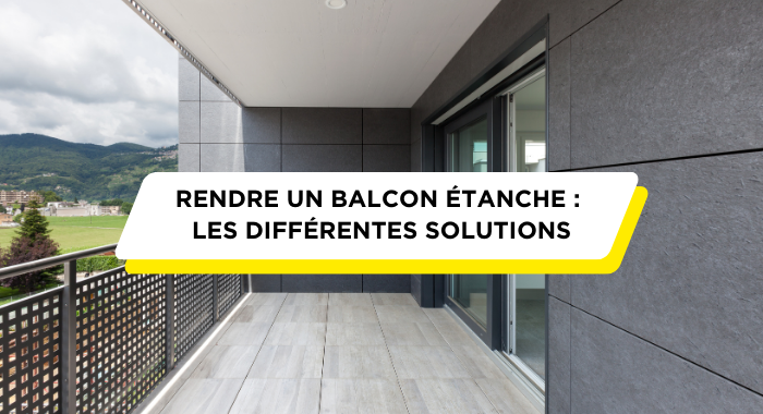 Balcon étanche : Solutions pour une protection durable | Weber