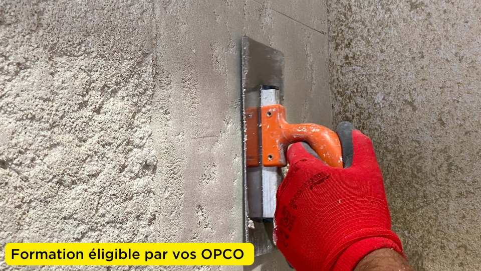 Formation Perfectionnement Enduit aspects pierre et brique | Weber