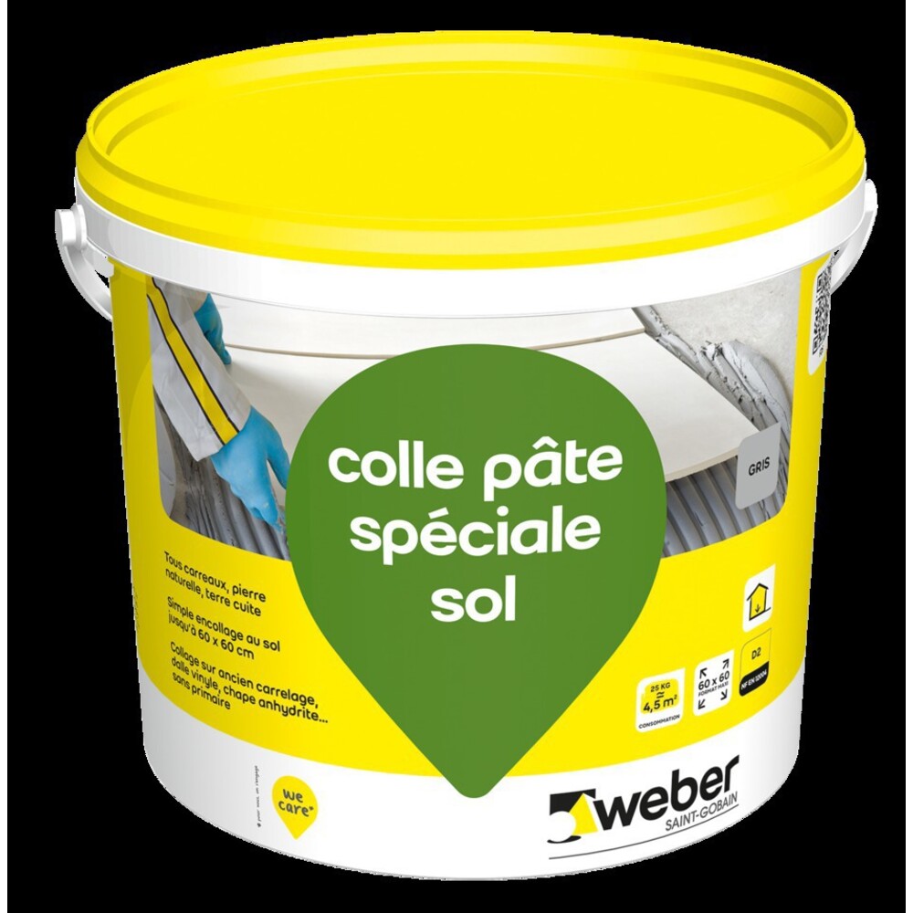 colle pâte spéciale sol : Les colles en pâte (Adhésifs) > Pose du ...