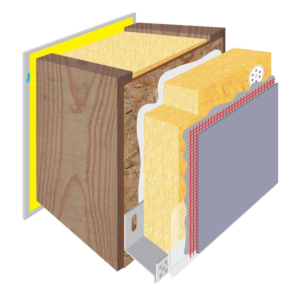 webertherm XM ROCHE COB : Système ITE pour construction ossature bois ...
