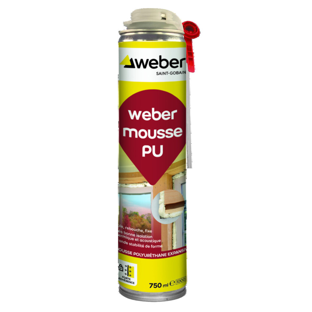 weber mousse PU : Mastics et mousses > Gros-Oeuvre, Travaux Publics et ...