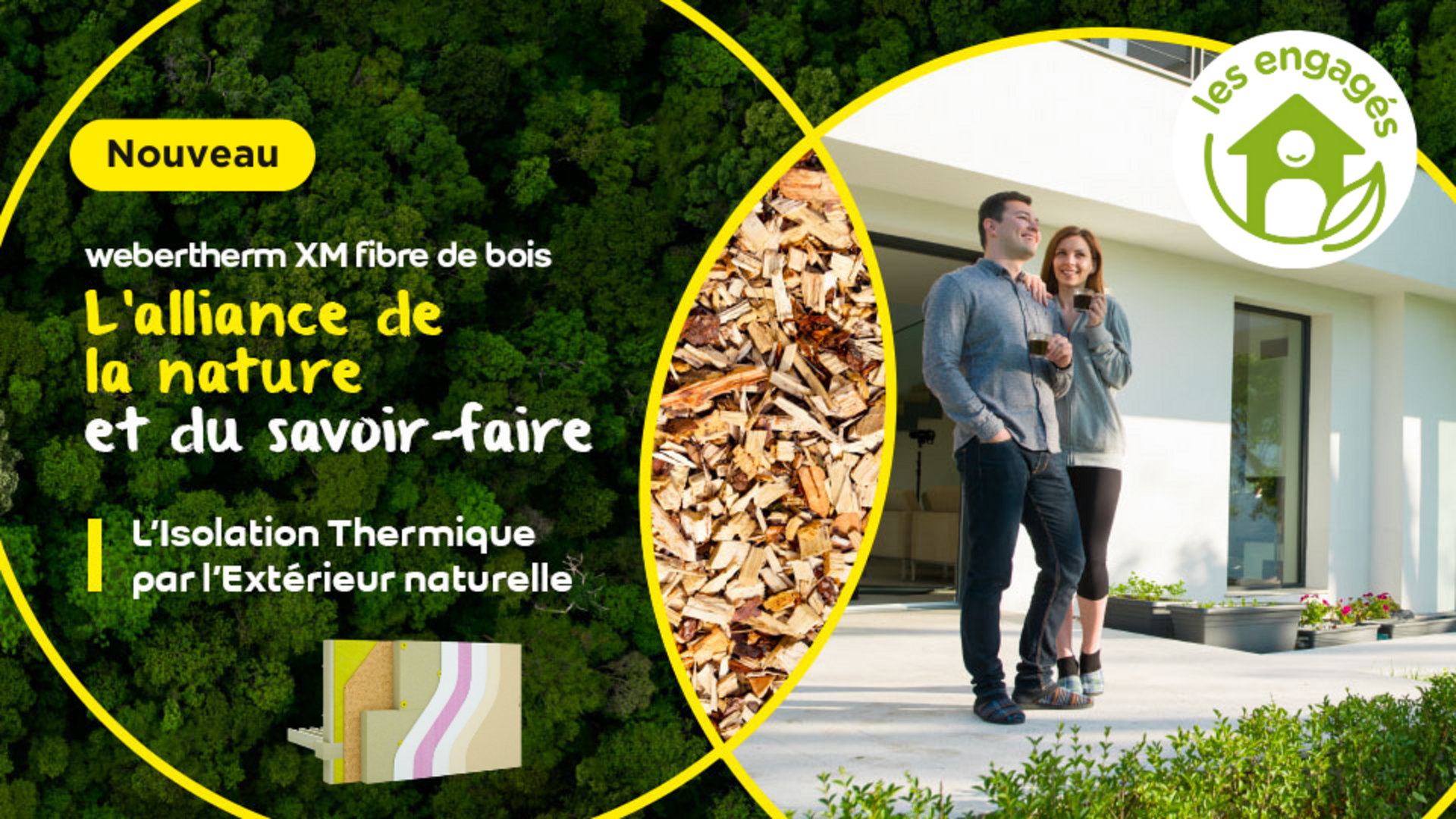 webertherm XM fibre de bois, nouveau système ITE biosourcé pour support ...