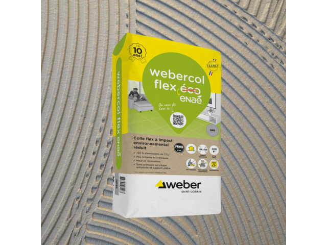 webercol flex enaé : mortier colle avec hautes performance