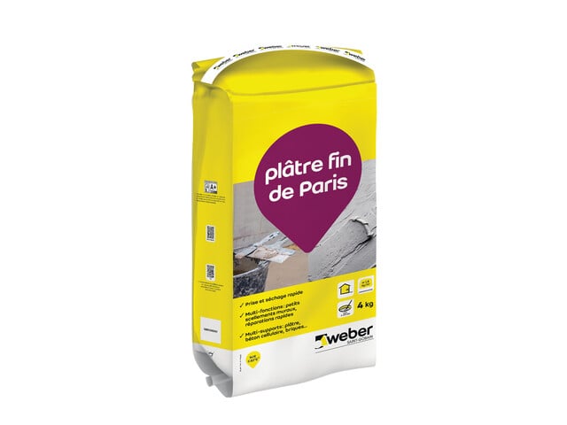 plâtre fin de Paris : Plaster mortar > Gros-Oeuvre, Travaux Publics et ...