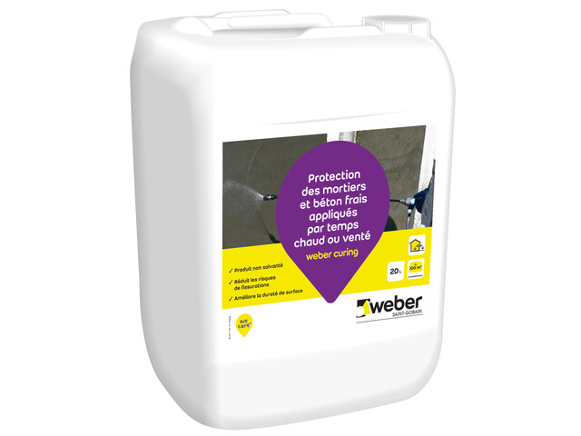 weber curing : protecteur de mortiers et bétons frais l Weber