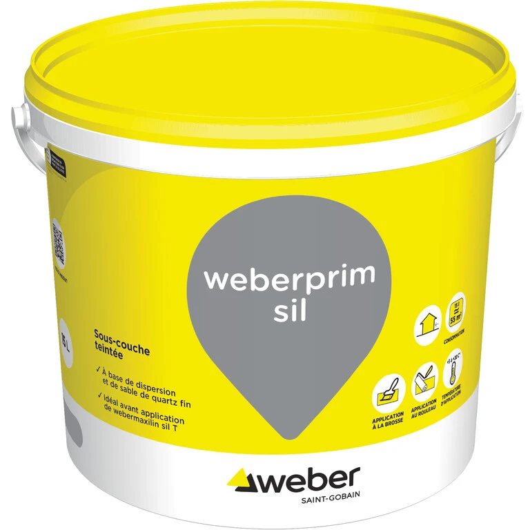 weberprim sil : sous-couche teintée