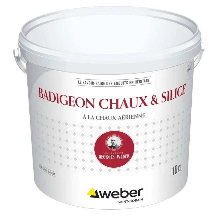 Weber badigeon chaux et silice : badigeon à la chaux aérienne ...