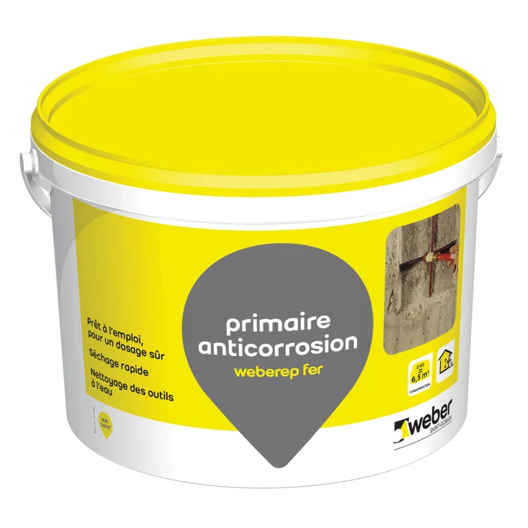 weberep fer : Primaire anti corrosion des armatures l Weber