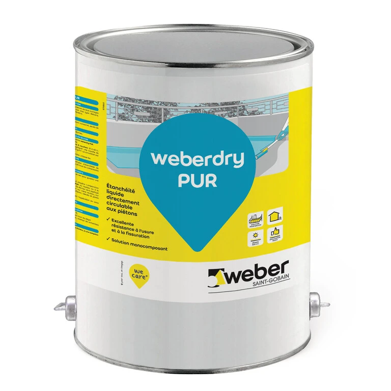 weberdry PUR : résine d'étanchéité polyuréthane