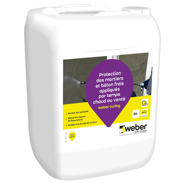 weber curing : protecteur de mortiers et bétons frais l Weber